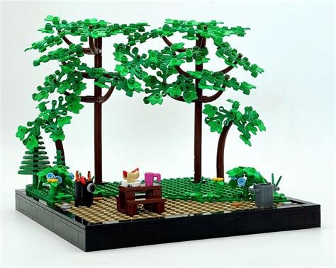 Lego Moc Campground Diorama By Ibrickeditup Rebrickable Build With Lego