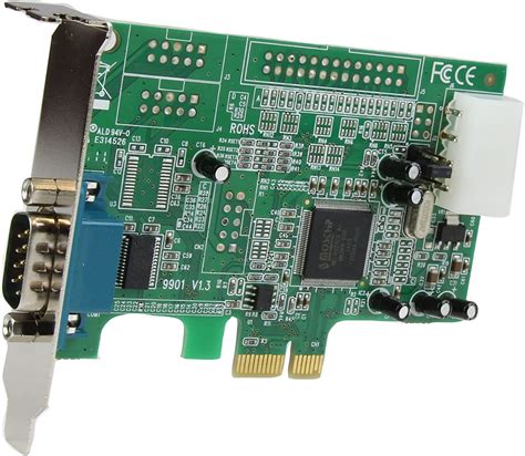 Port Low Profile Native RS PCI Express Serial Card With UART Universal Computing