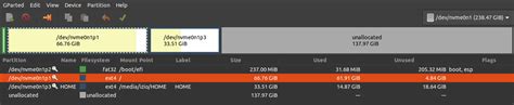partitioning how to extend partition with not adjacent unallocated space ask ubuntu