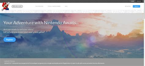 Nintendo Developer Portal Launched Unified Worldwide Portal For