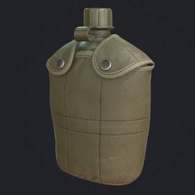 Flask D Model By Quaddraw
