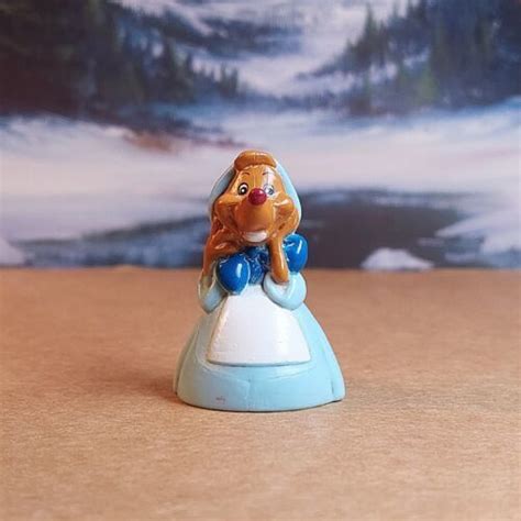 Disney Princess Cinderella Mouse Suzy 1 5 Pvc Figure Cake Topper Rare
