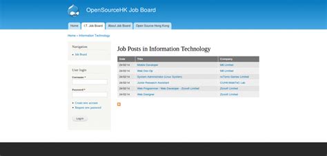 New Open Source Job Board On Jobopensourcehk Sammyhk