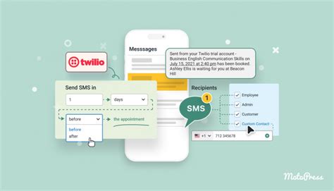 Meet Sms Appointment Notifications With The New Twilio Addon Motopress