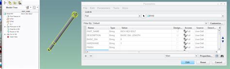 Bolt Description In Bom Ptc Community
