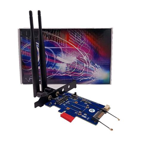 ＞mini Pci E Pci Express To Pci E 1x Adapter With Sim Card Slot For Wifi