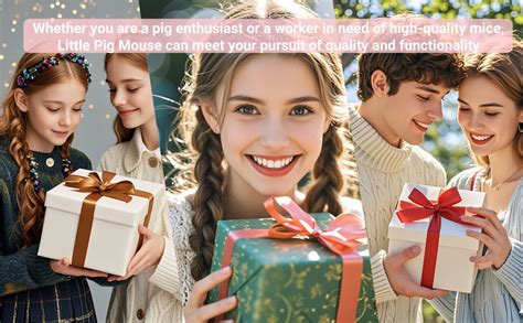 Dtobhars Bluetooth Mouse 24g Mice Cute Cartoon Pig Dual