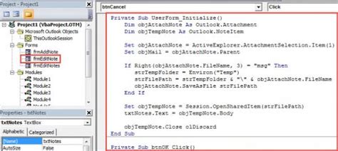 How To Effectively Add Notes To Outlook Emails Via VBA UserForm Data Recovery Blog
