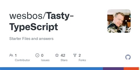 Github Wesbostasty Typescript Starter Files And Answers