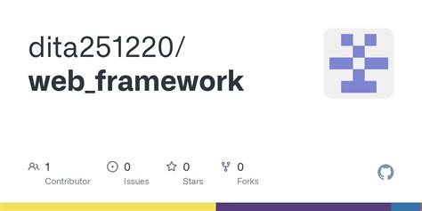 Github Dita251220webframework