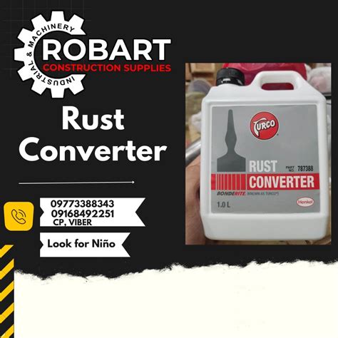 Rust Converter Commercial And Industrial Construction Tools And Equipment On Carousell