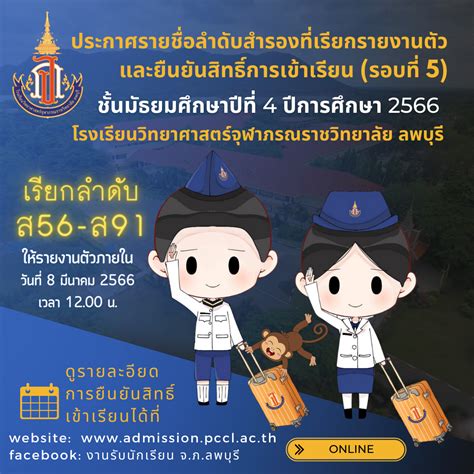 การรา โรงเรียนวิทยาศาสตร์จุฬาภรณราชวิทยาลัย ลพบุรี Pcshsl