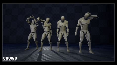 Crowd Animation Loops Unreal Engine Asset