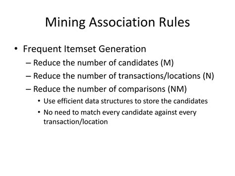 Association Rule Mining In Data Mining Pptx Computing Technology