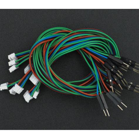 Gravity 4pin Iic I2c Uart Ph2 0 To Dupont Male Cable 30cm 10pcs
