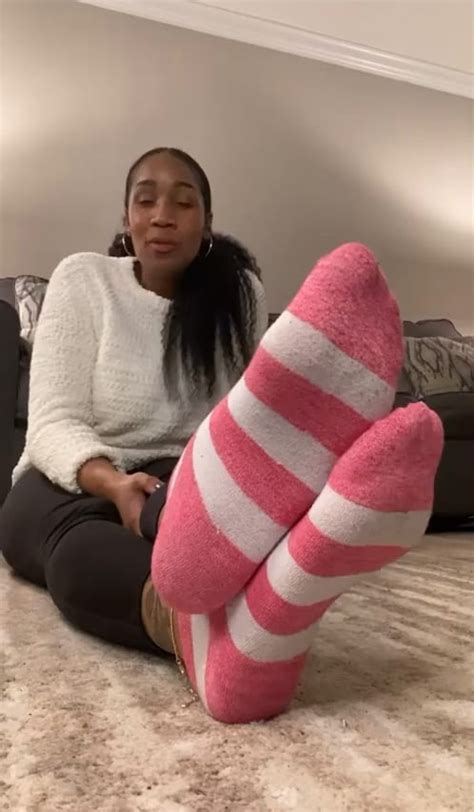 Ebony Sweaty Sock Joi 🔥 Rfootisland
