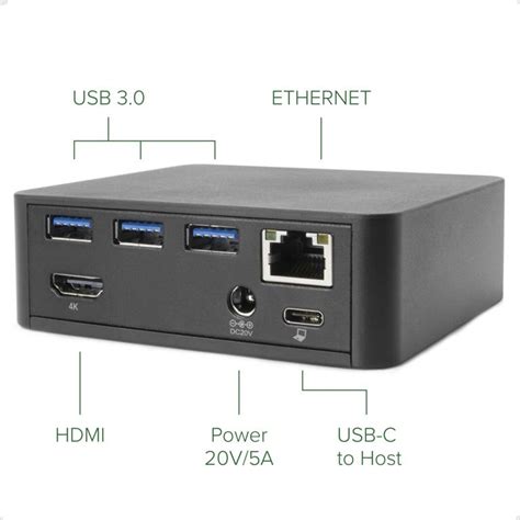 Plugable Usb C Mini Docking Station With W Power Delivery Plugable Technologies