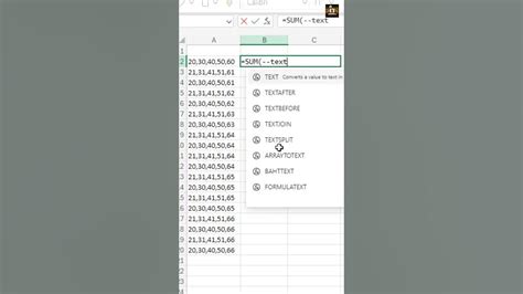 Mastering Of Textsplit With Sum Function Exceltips Excel Excel365 Exceltricks Youtube