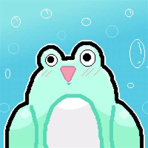 Pixilart Frog By Seaweedisbest