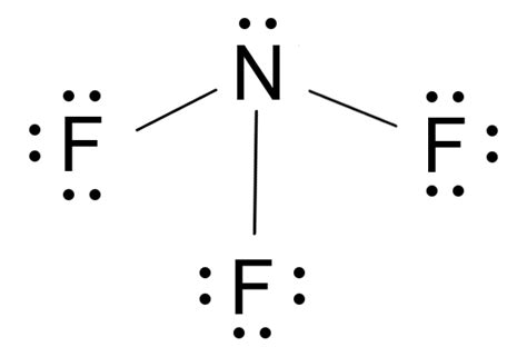 Nf3 Nitrogen Trifluoride Lewis Structure
