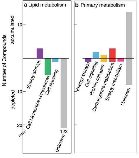 Known Functional Roles Of Compounds Describing Metabolic Differences
