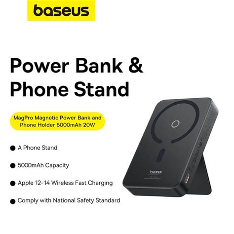 Baseus Magpro Magnetic Bracket Wireless Fast Charging Power Bank Mah W Baseus Official Store