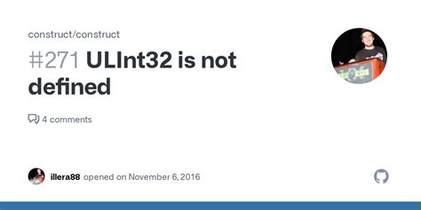 ulint32 is not defined · issue 271 · construct construct · github