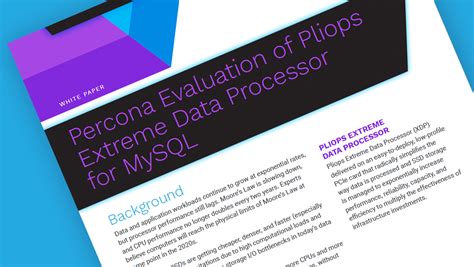 White Paper Percona Evaluation Of Xdp For Mysql Pliops