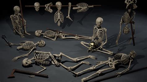 Skeleton Bones Unreal Engine Asset