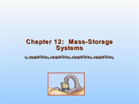 Chapter 12 Mass Storage Systems Ppt Operating Systems Computer Software And Applications