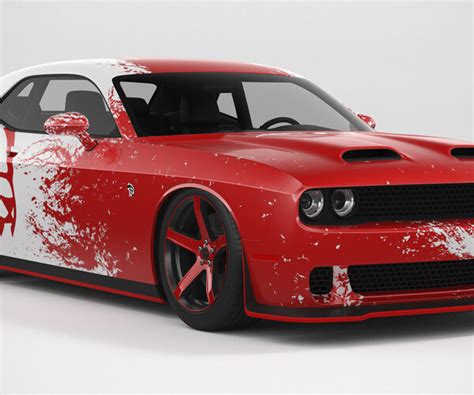 Artstation Dodge Challenger Hellcat 2022 Custom Resources