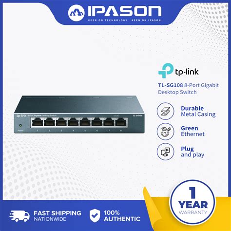 TP Link TL SG108 8 Port 10 100 1000Mbps Desktop Switch 8 Port Gigabit
