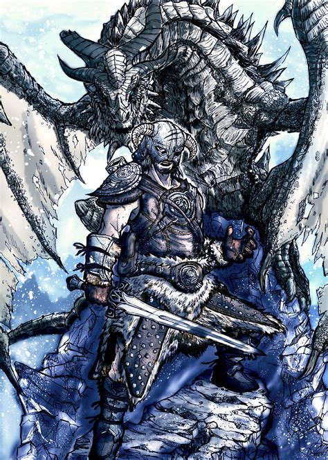Dragonborn And Paarthurnax By Projectcubixduc On Deviantart