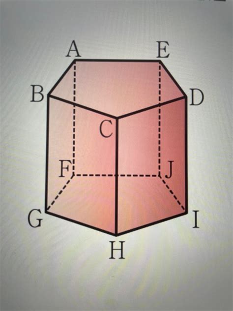 오각기둥 면과 평행한 모서리 지식in