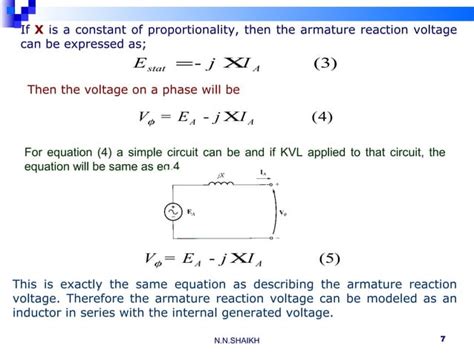 Lec 03 Equivalent Circuit Of A Synchronous Generator Ppt