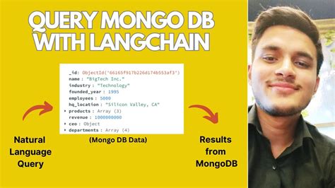 Query Mongodb With Langchain A Step By Step Guide Mongodb Chain In Langchain Youtube