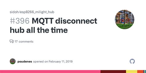 Mqtt Disconnect Hub All The Time Issue Sidoh Esp Milight Hub Github
