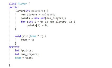 Solved A Implement A Copy Constructor For The Player