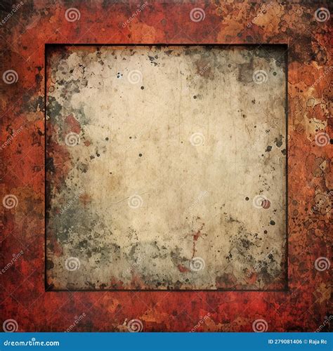 Grunge Square Border Frame Royalty Free Stock Image 279081406