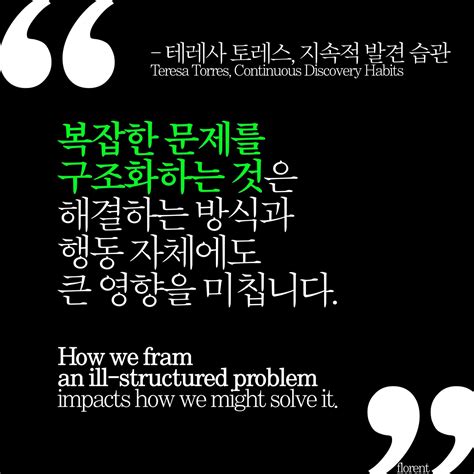 오늘의 인용글 문제를 효과적으로 해결하려면 다양한 구조화 접근이 필요하다 미주리 대학교의 교육심리학자인 데이비드 요나센