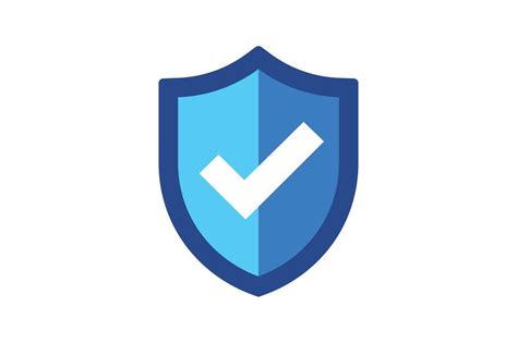 Protective Shield Icon Shield Check Mark Sign Safety Verification Icon Safety And Security