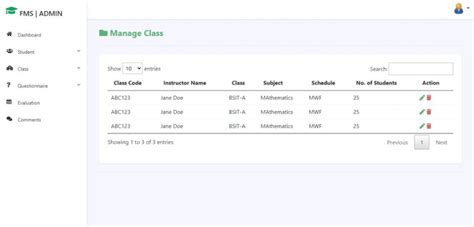 Faculty Evaluation System 2025 100 Free
