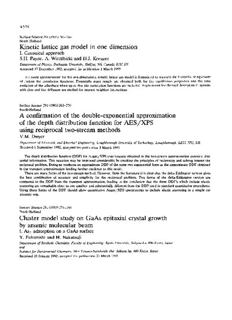 Pdf Double Exponential Approximation In Aesxps