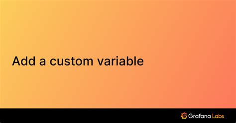How Can I Use Custom Variables To Chain Dashboards Grafana Labs
