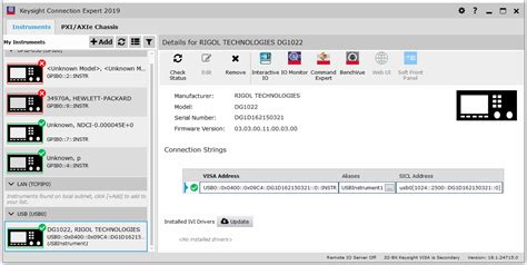 Rigol DG Control With Python Pyvisa
