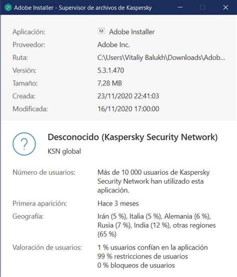 File Signature Verification Discrepancy For Adobe Installer Kaspersky Total Security