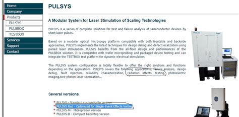 How Can I Perform Single Event Effects See Testing Of Microelectronic Devicesics Using Laser