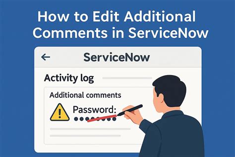 Editing Servicenow Additional Comments Best Practices And Step By Step Guide