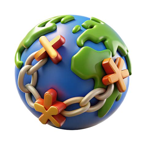 Dramatic Contemporary Global Interconnectivity A Chain Of Connections