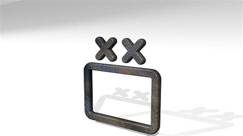 원근에서 그림자를 캐스팅 하는 육군 기호 분열 3d 렌더링의 금속 재료로 만든 두꺼운 조각 일러스트와 군사 검은색에 대한 스톡 사진 및 기타 이미지 Istock